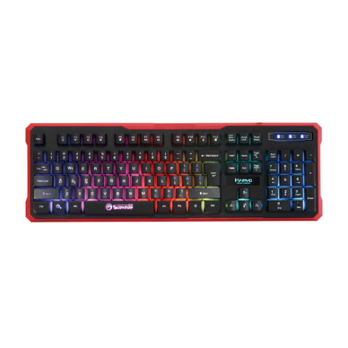 מקלדת גיימינג מכנית בגימור אדום דגם MARVO-K629G מבית MARVO – למענך